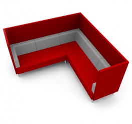 Tryst L-Shape by Connection Seating