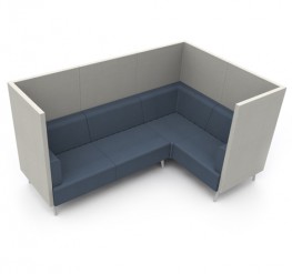 Tryst L-Shape by Connection Seating