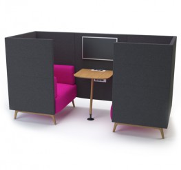 Tryst Media Booths by Connection Seating