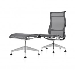 Setu Lounge Chair and Ottoman by Herman Miller