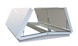 SRH-DL Double Leaf Hatch with central beam by Surespan Limited