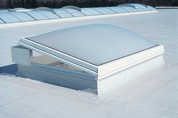Automatic Opening Smoke Vent Rooflight 160° by Surespan Limited