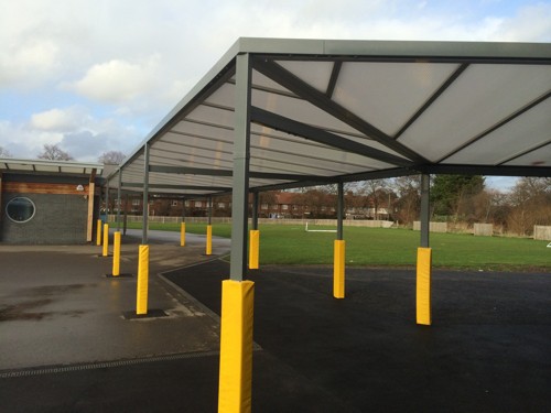 Grange Mono-Pitch Free Standing Canopy by Able Canopies Ltd.