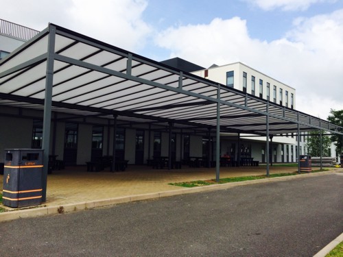 Double Grange Free Standing Canopy by Able Canopies Ltd.