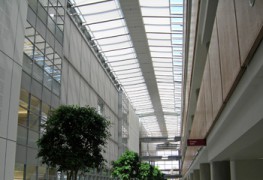 Astralux 5000 Tensioned Roller Blind and Atria Systems by Astralux