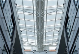 Astralux 5000 Tensioned Roller Blind and Atria Systems by Astralux