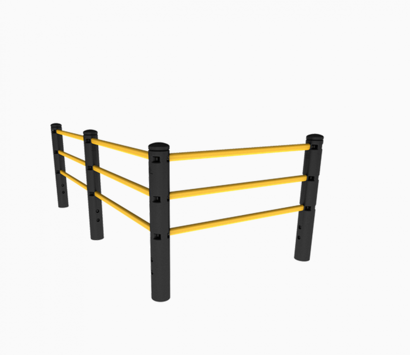 Pedestrian Barrier - High Level Pedestrian & Column Protection by McCue ...