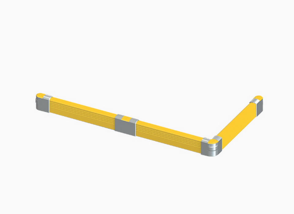 Crash Barrier - Low Level Wall & Column Protection by McCue International