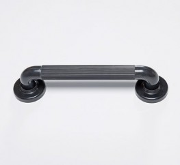 Plastic fluted grab rail with concealed fixings by NYMAS