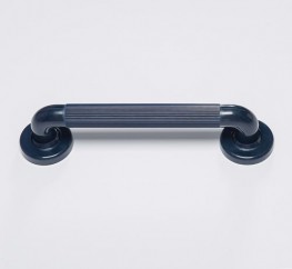 Plastic fluted grab rail with concealed fixings by NYMAS