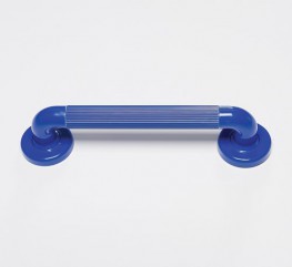 Plastic fluted grab rail with concealed fixings by NYMAS