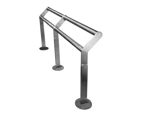 Metro Stainless Steel Perch Bench by Townscape Products Ltd