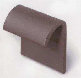 Clay mono ridge tiles by Dreadnought Tiles