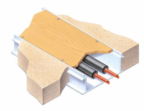 Type I In-screed Services Duct by Cavity Trays