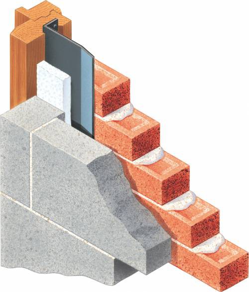 Type D Damp Proof Course Vertical by Cavity Trays