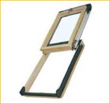 Top-hinged access roof windows (Pine or PVC) by Sola Skylights