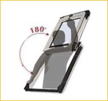 Top-hinged access roof windows (Pine or PVC) by Sola Skylights