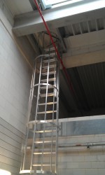 Roof access hatch with fixed ladder by Staka Roof Access Hatches