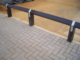 Recycled Plastic Barriers by Hahn Plastics