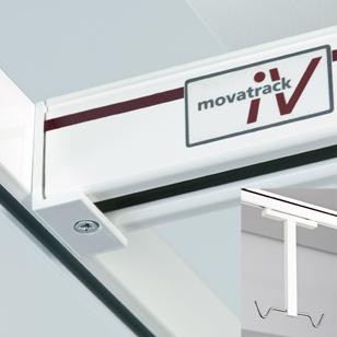 Movatrack IV400 Medium-duty Overhead Intravenous Track System by Yewdale