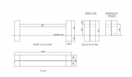 Hardwood Timber Seat Type 1 by Woodscape Ltd