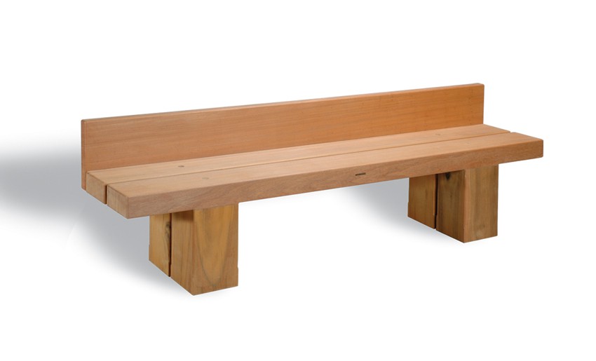 Hardwood Timber Seat Type 3 by Woodscape Ltd
