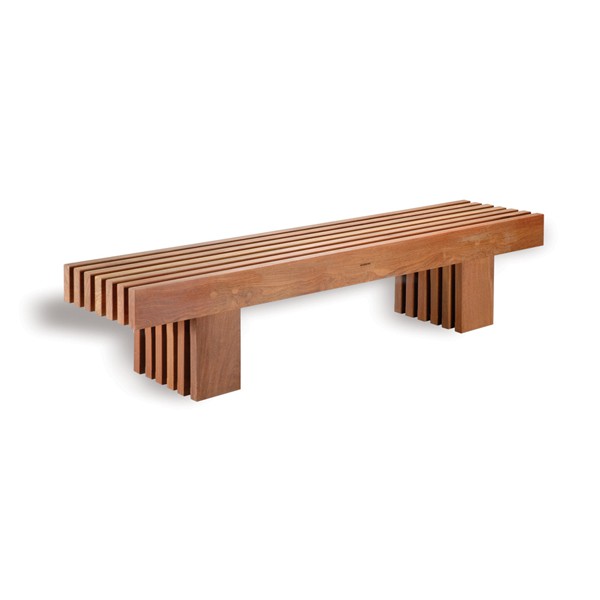 Hardwood Timber Seat Type 8 by Woodscape Ltd