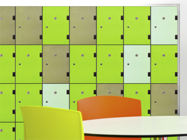 Shockproof - Dry Area Lockers by Cubicles and Doors Combined