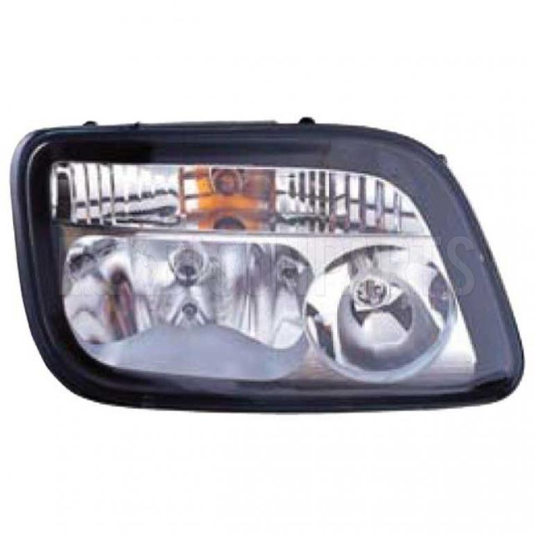 HEADLAMP GLASS ONLY PASSENGER SIDE LH 9438200161, A9438200161 - Bison Parts