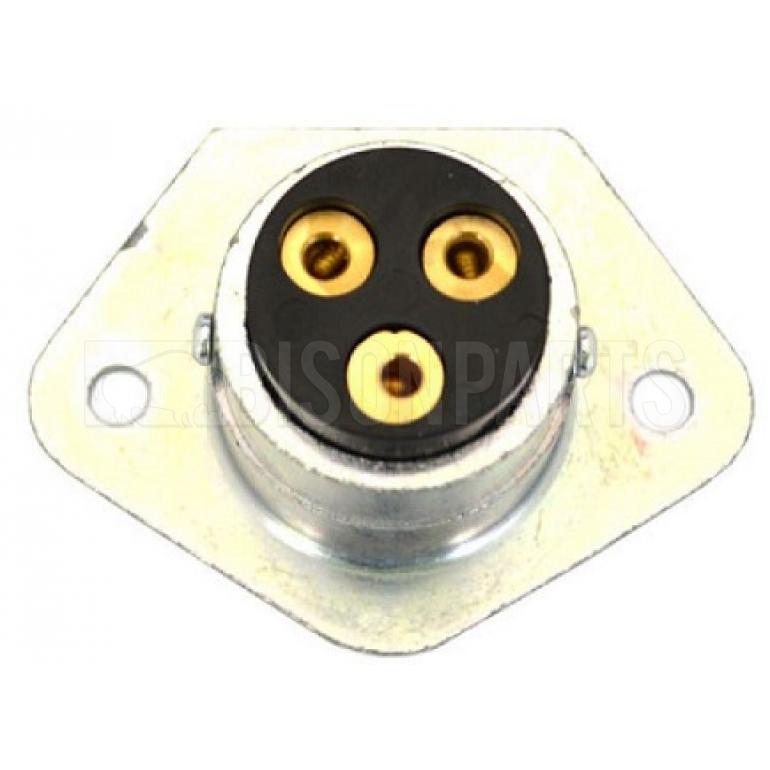 3 PIN ELECTRICAL SOCKET - 24V / 24 AMP - Bison Parts