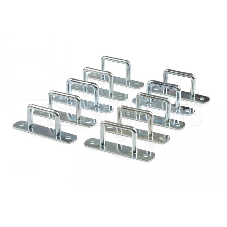 TRAILER CURTAIN REPAIR TIR RIVET ON STAPLE ZINC PLATED STEEL 20MM (PKT ...