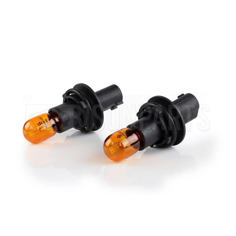 MIRROR HEAD AMBER INDICATOR BULB FITS LH & RH (PAIR) 8201277, 85890100 ...