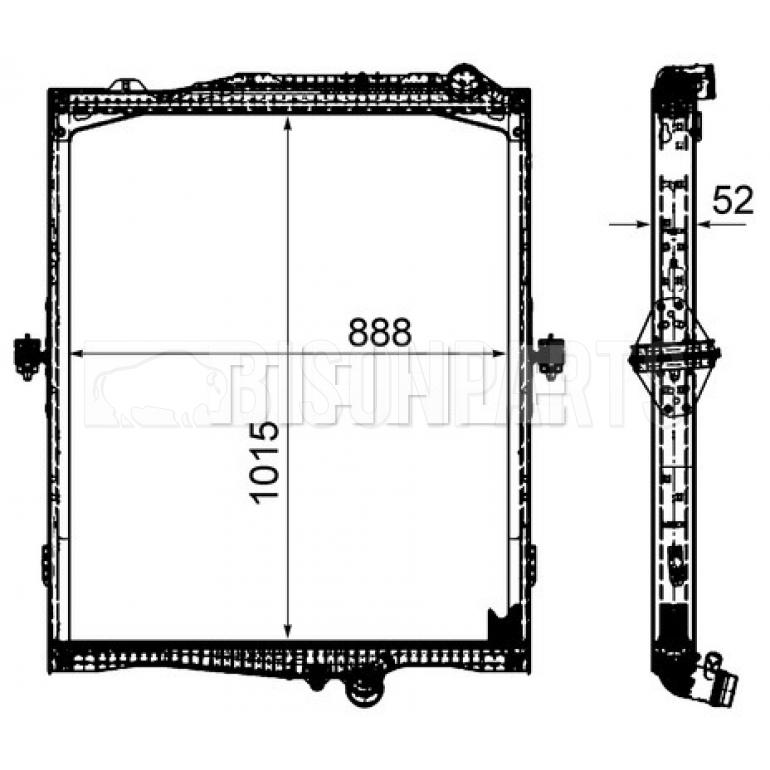 RADIATOR ASSEMBLY 22062259, 85013015, 21208269, 85019015, 7422062431 ...