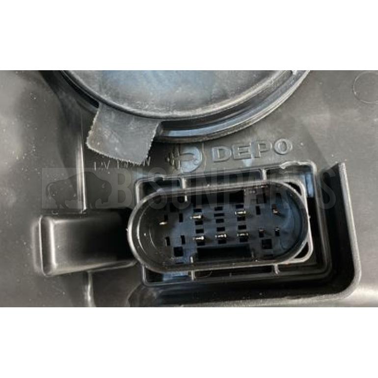 ELECTRIC HEADLAMP ASSEMBLY WITH MOTOR PASSENGER SIDE LH 9109060200 ...