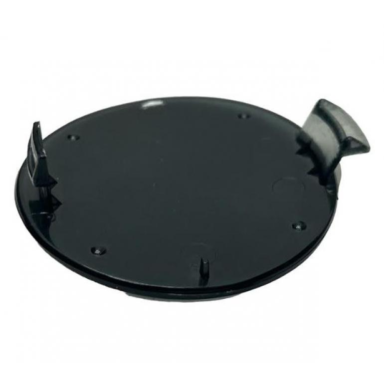 SMOKED SUNVISOR ROUND BLANKING CAP PASSENGER SIDE LH 82344857 - Bison Parts