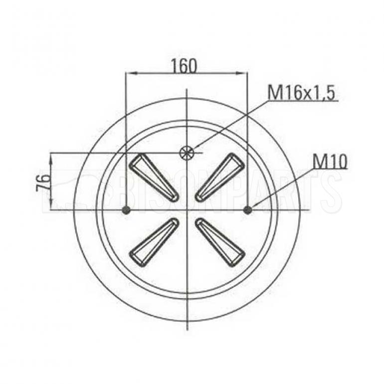 FRONT AIR SPRING ASSEMBLY 20479800, 20554760, 20580705, 21961472 ...