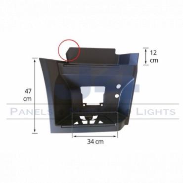 GREY LOWER STEP SURROUND DRIVER SIDE RH 9606662503, A9606662503 ...