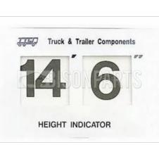 3 METRE RETRACTABLE MEASURING HEIGHT INDICATOR - Bison Parts