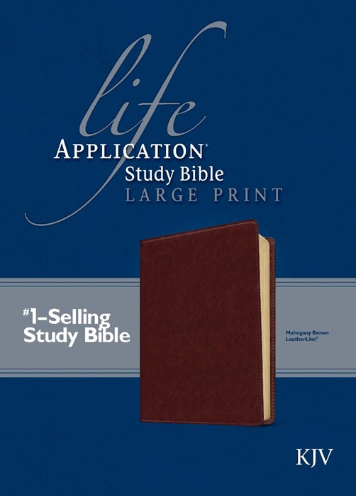 KJV Life Application Study Bible Large Print Brown 9781496417947 kjv-life-application-study-bible-large-print-brown-9781496417947