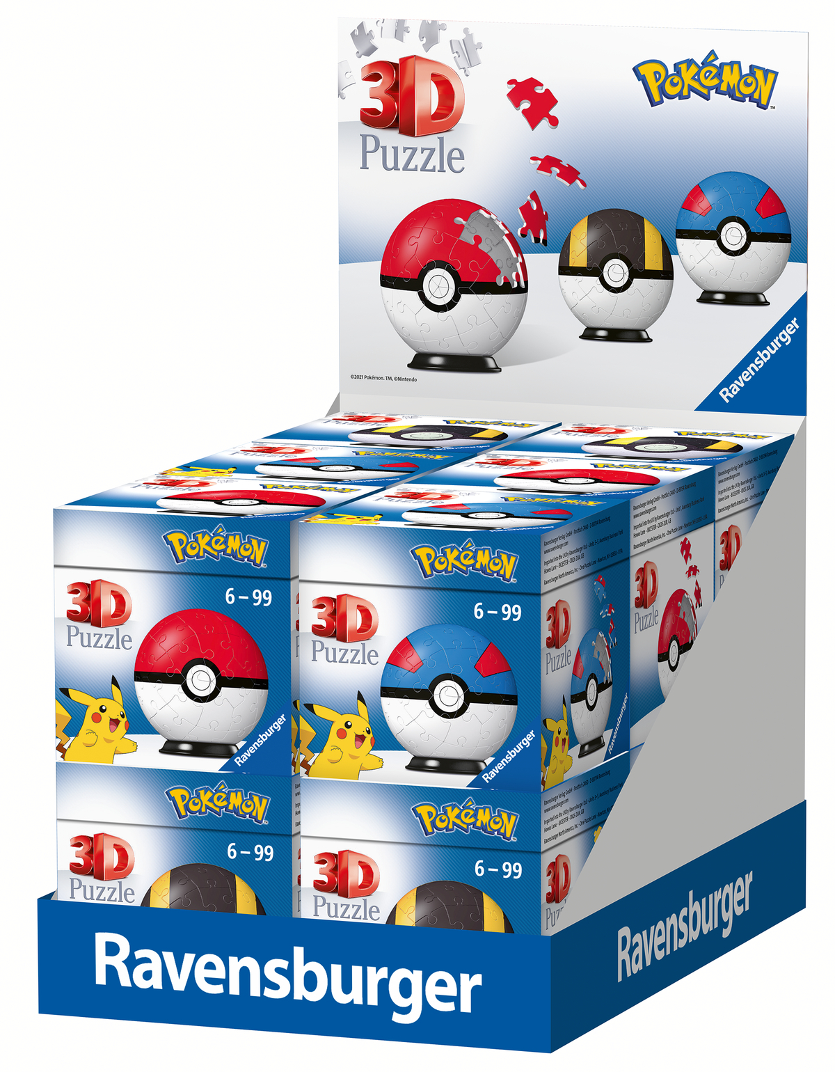 Ravensburger 3D puzzel Pokemon rood | Coppens Warenhuis