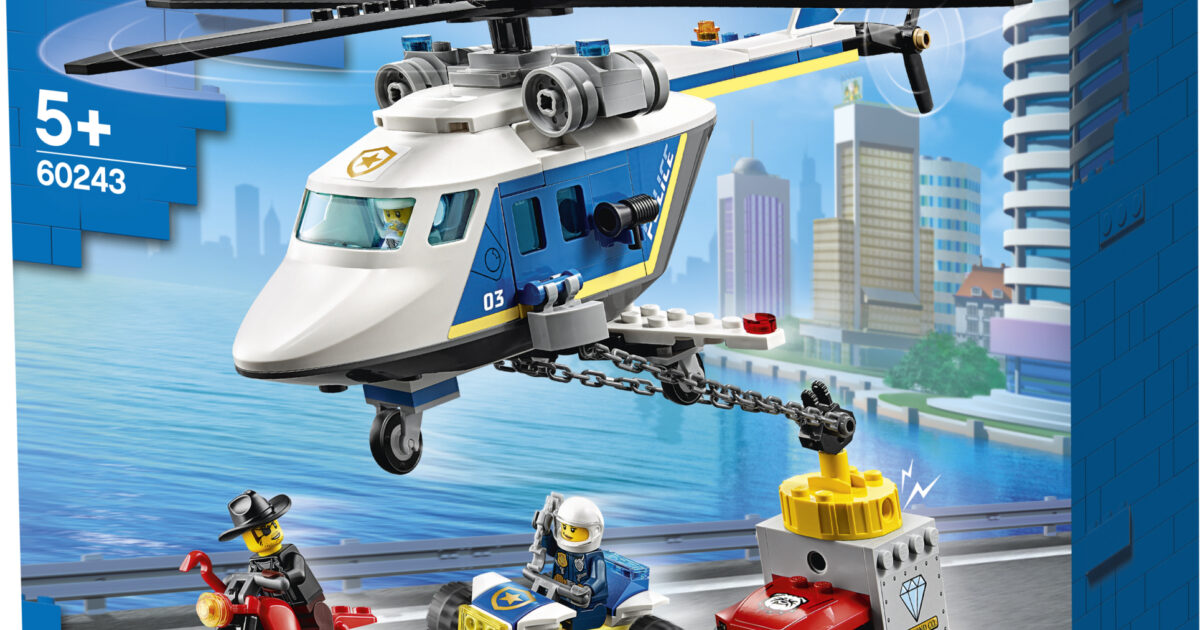 LEGO® City 60243 Politiehelikopter achtervolging | Coppens Warenhuis