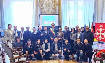 Gemellaggi, delegazione di Hangzhou ricevuta in sala delle Baleari ...
