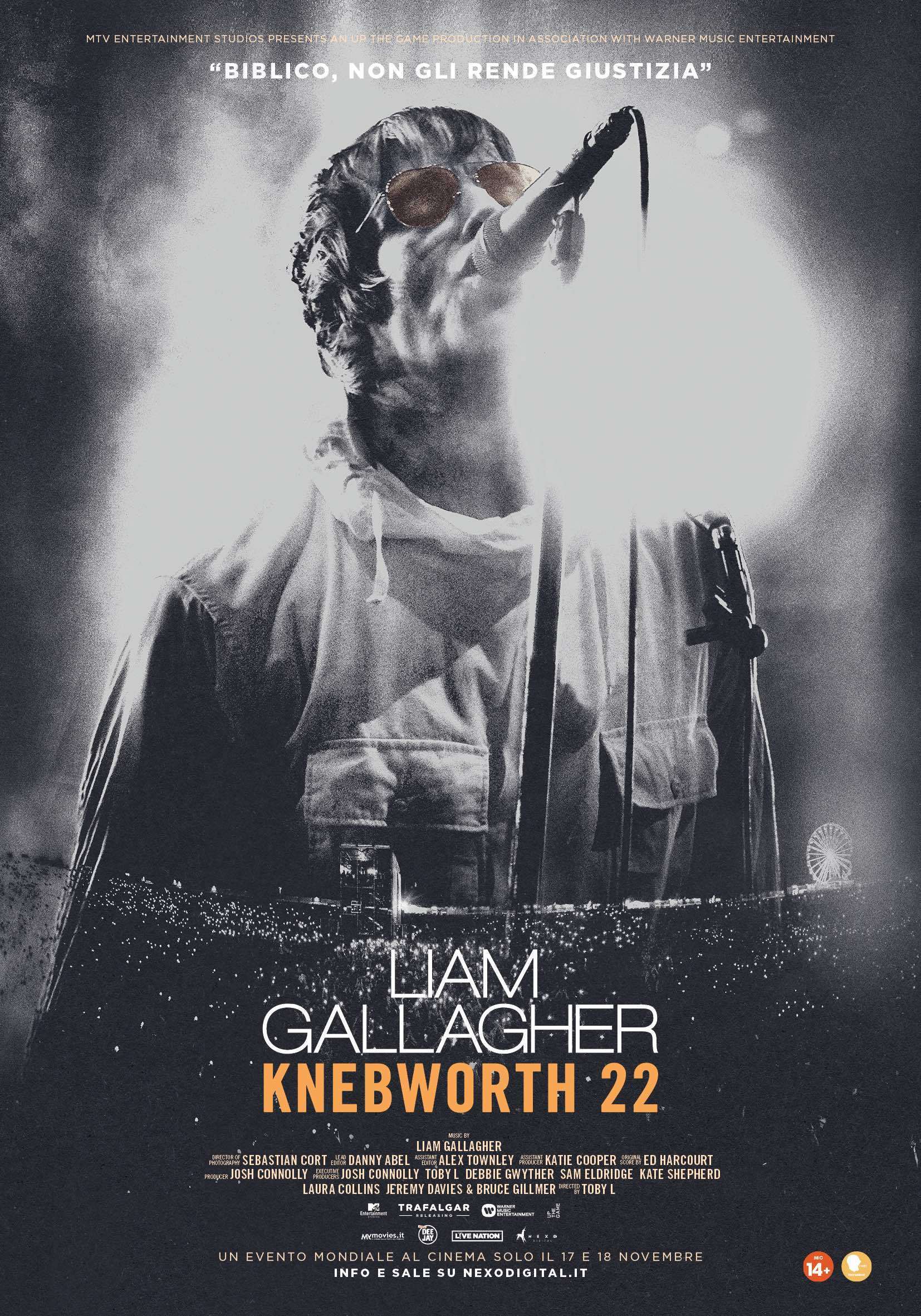 Poster del film Liam Gallagher - Knebworth 22 @ ScreenWEEK