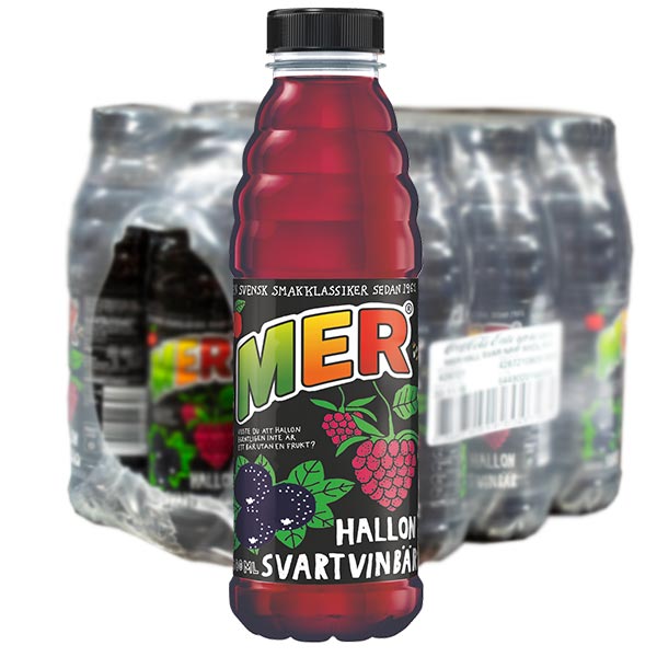 Mer Hallon/Svartvinbär 50cl – 12st – Lösgodis