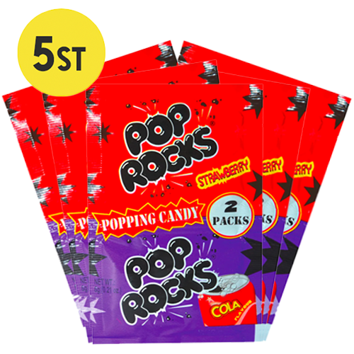 5st – Pop Rocks Twinpack Strawb/Cola 6g – Lösgodis
