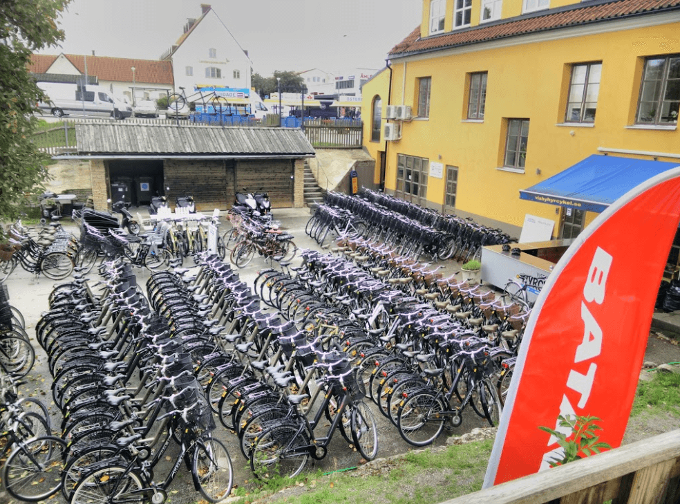 Visby cykeluthyrning på Gotland - Hyr en cykel hos oss. Boka online.
