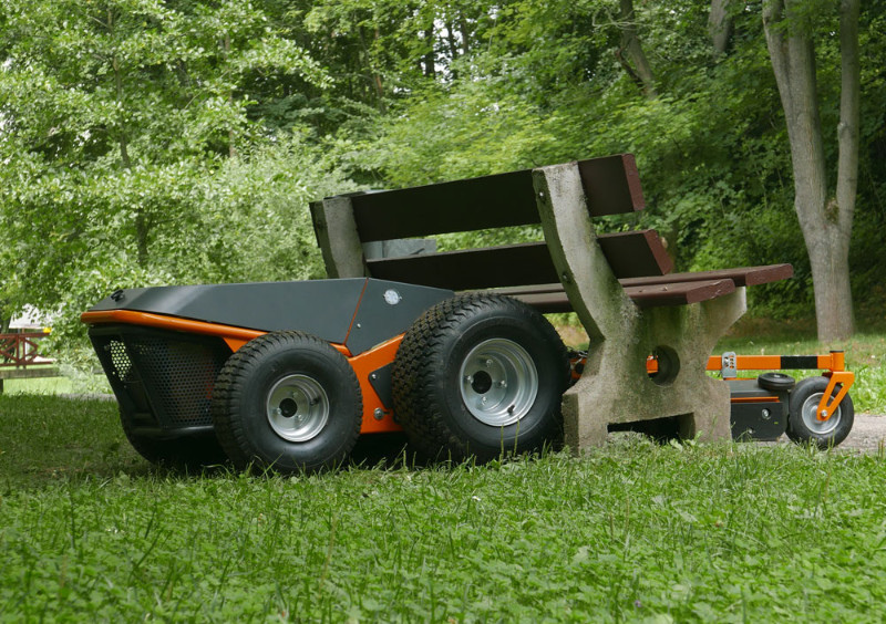 Raymo - electric and hybrid mower with remote control