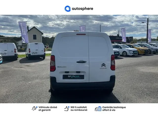 Citroen Berlingo Van M 1000kg BlueHDi 100 S&S Control Diesel d’occasion ...