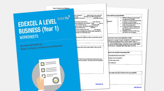 Edexcel A Level Business (Year 1) Lesson… | Business | tutor2u