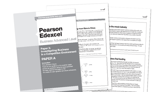 Edexcel A Level Business: Paper 3 (2020) Exam… | Business | tutor2u